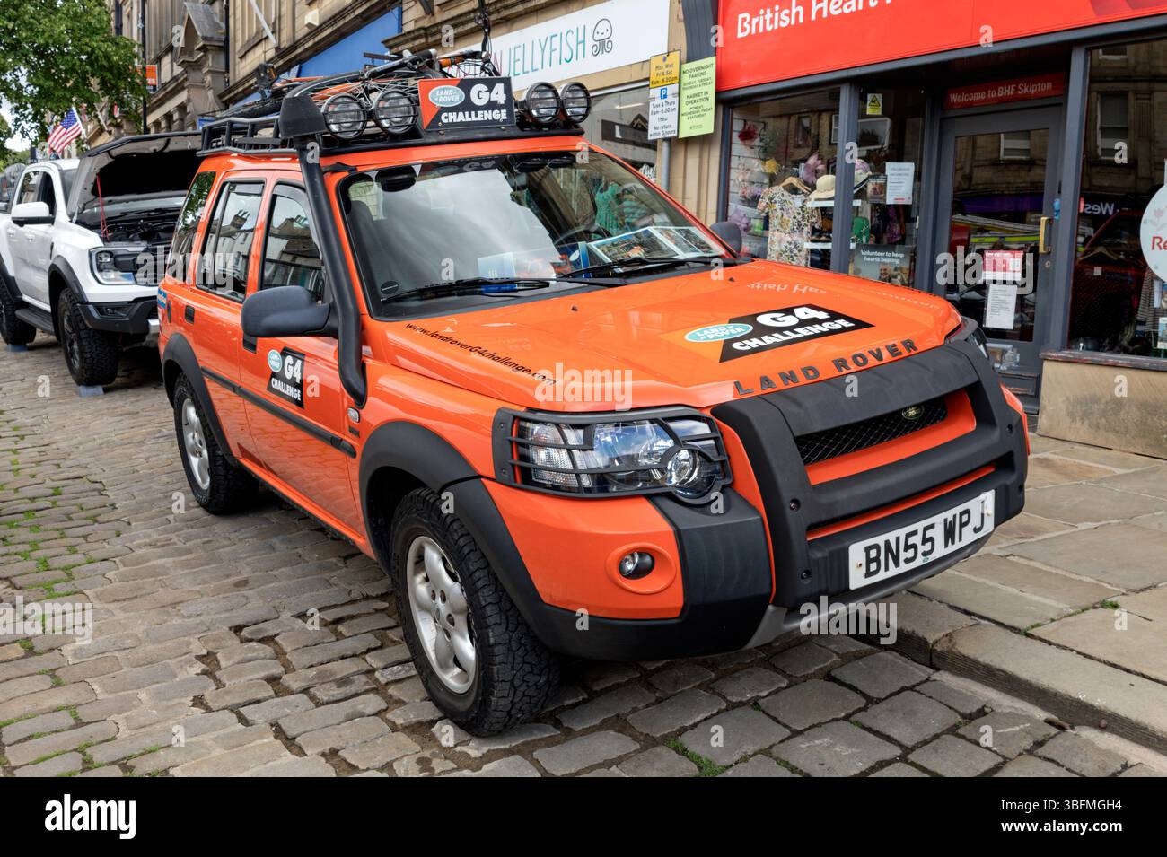 Land Rover G4 Challenge. Skipton Classic Car Show 2025 Stock Photo - Alamy