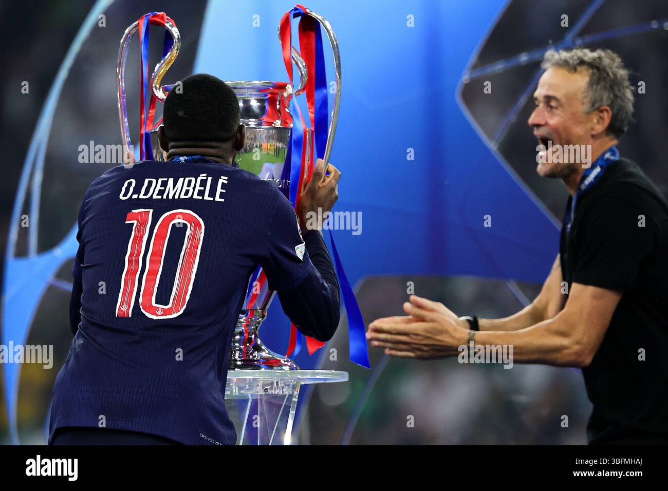 Ousmane dembele 2025 celebrate hi-res stock photography and images - Alamy