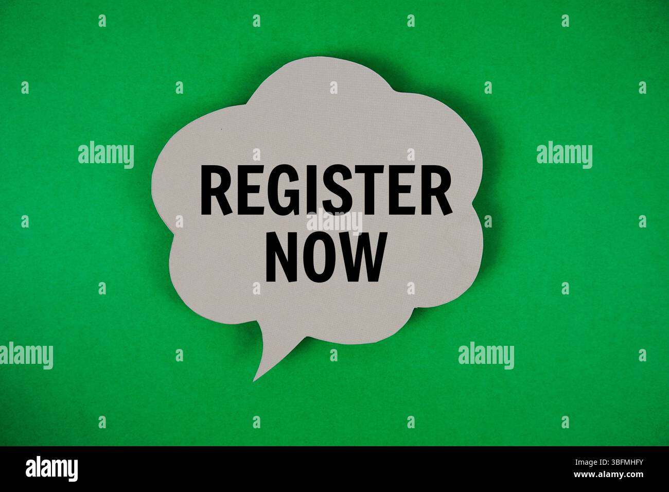 Register word on green hi-res stock photography and images - Alamy