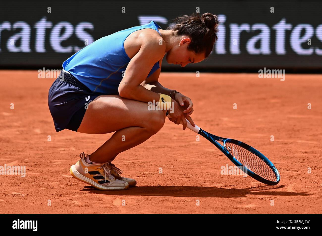 Paris, France. 02nd June, 2025. Roland Garros 2025: Lois Boisson (FRA ...