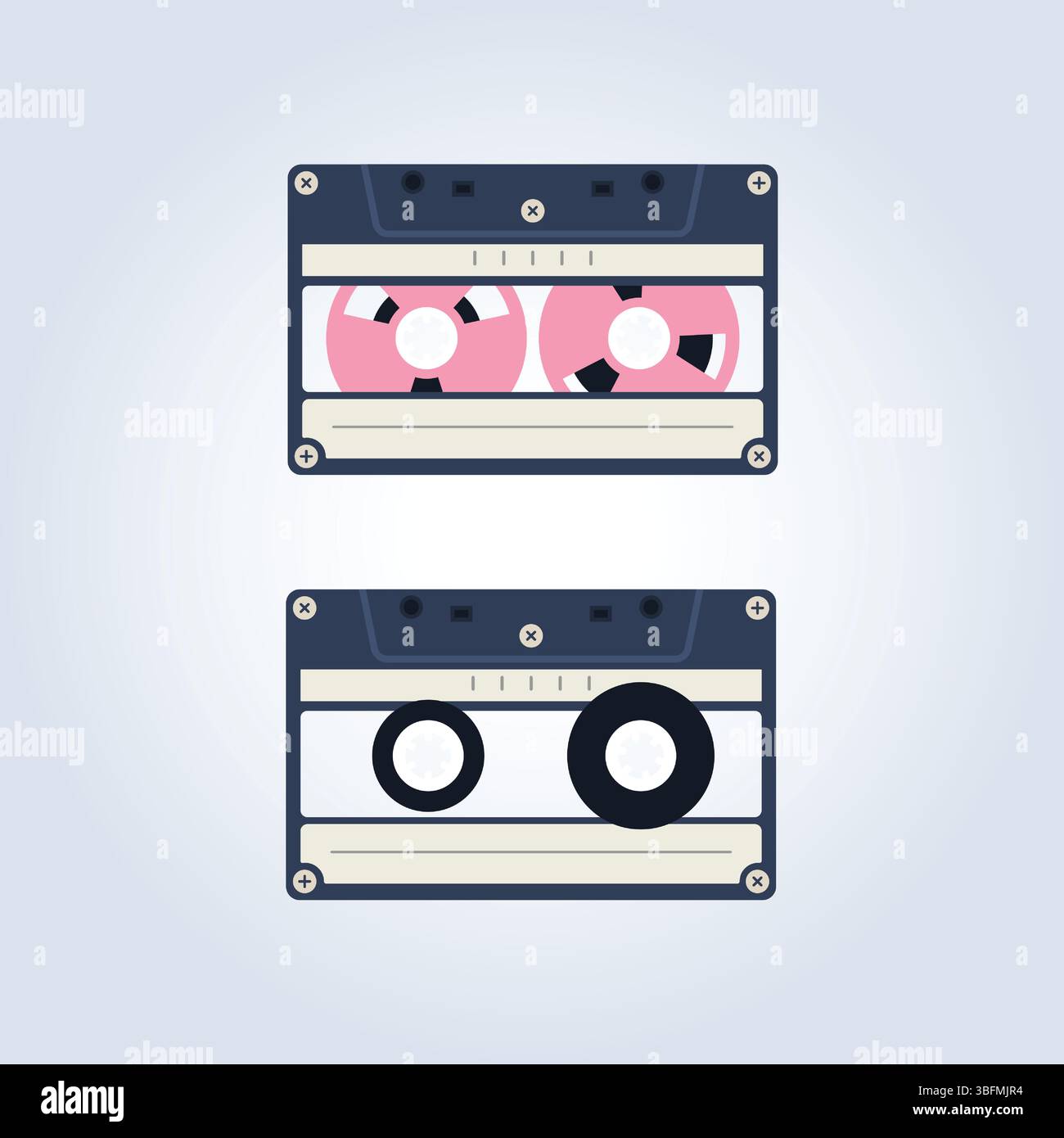 Casit Icons, Cassette tapes audio recorder with an abstract background ...