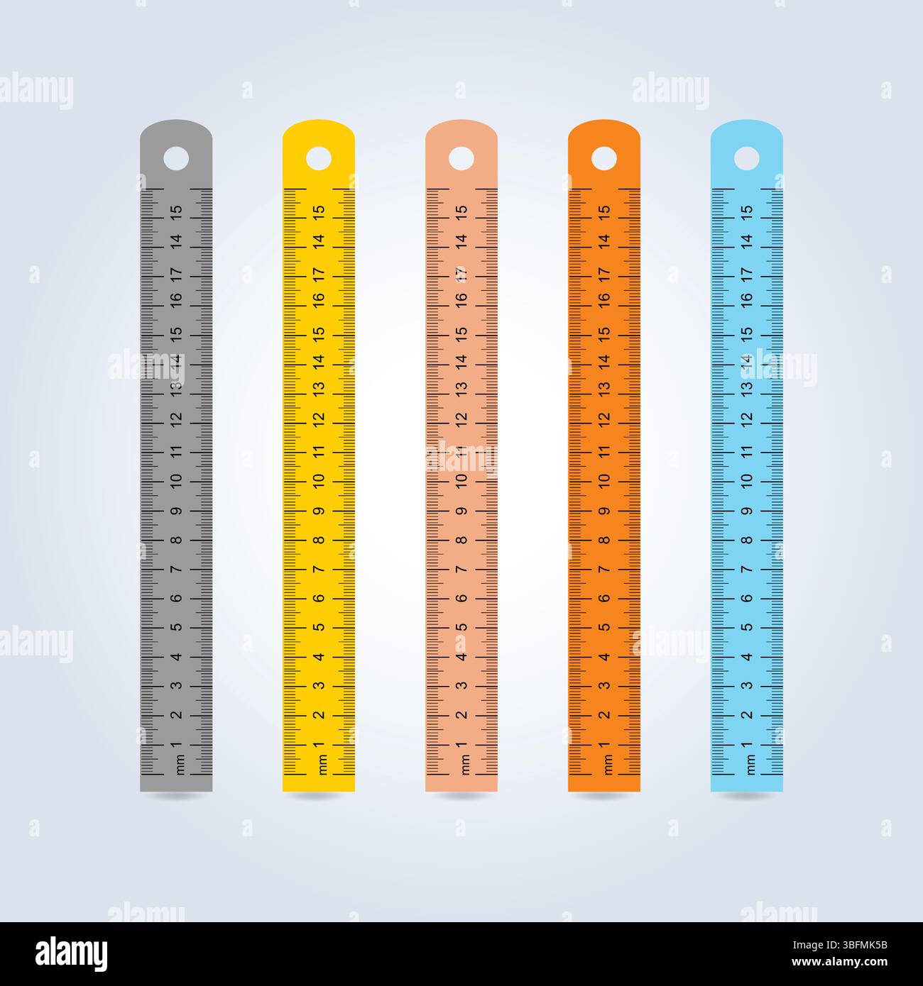 Ruler measurement scales inch Stock Vector Images - Alamy