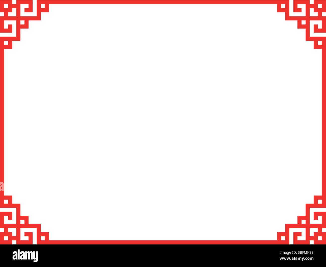 Minimalist China border frame Stock Vector Image & Art - Alamy