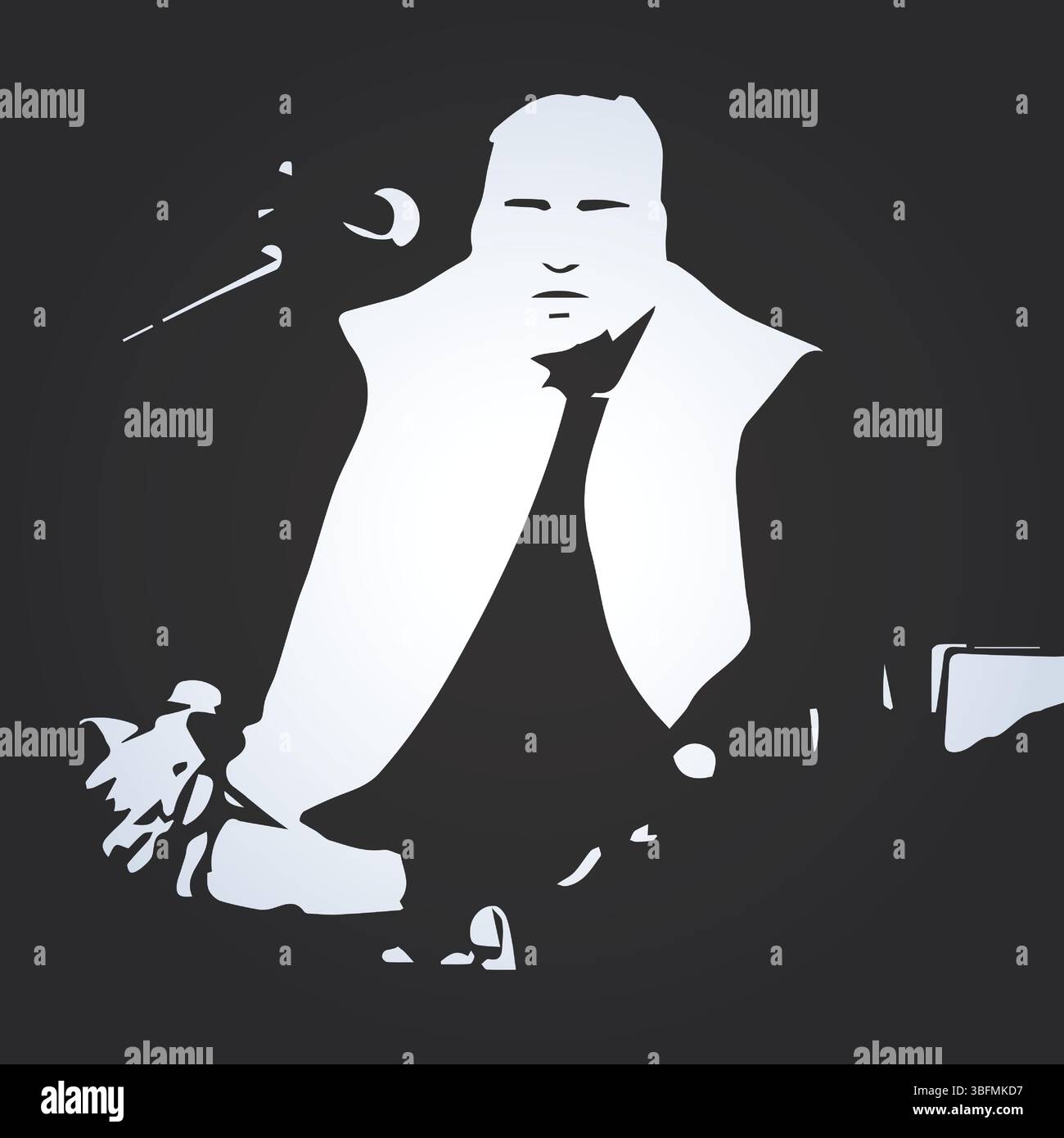 Nusrat Fateh Ali Khan sitting in qawali style art sufism logo with an ...