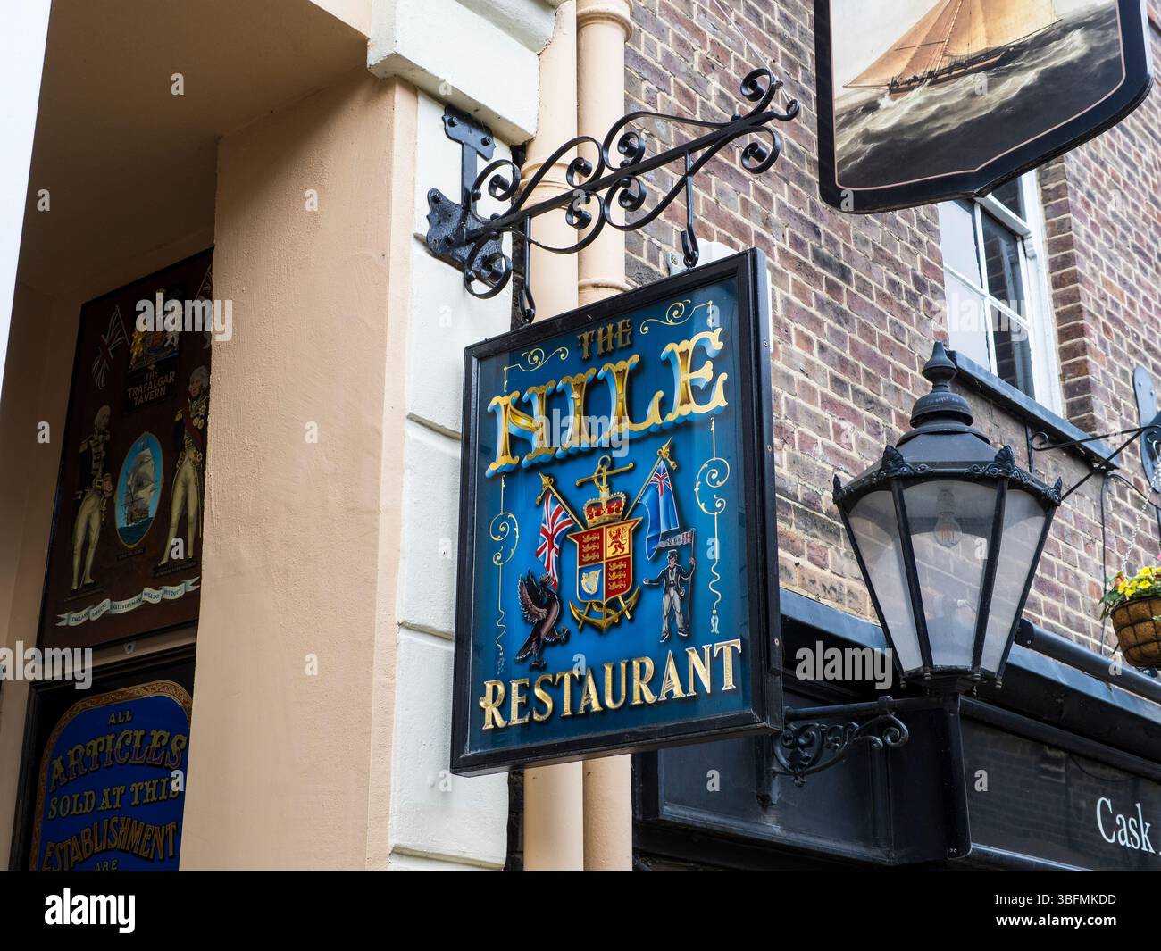 The Nile Restaurant, at the Trafalgar Tavern, Greenwich, London ...