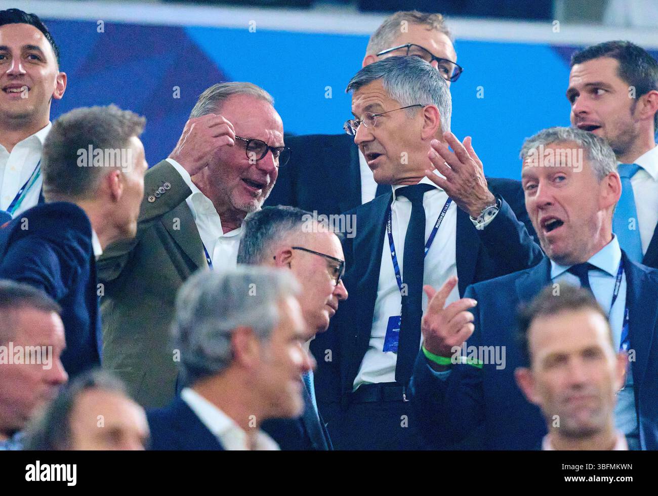 Munich, Germany. 31st May, 2025. Karl-Heinz Rummenigge (Mitglied Aufsichtsrat FCB AG) Herbert ...
