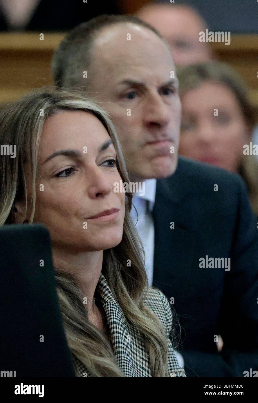 Karen Read watches the testimony of Boston Police officer Kelly Dever ...