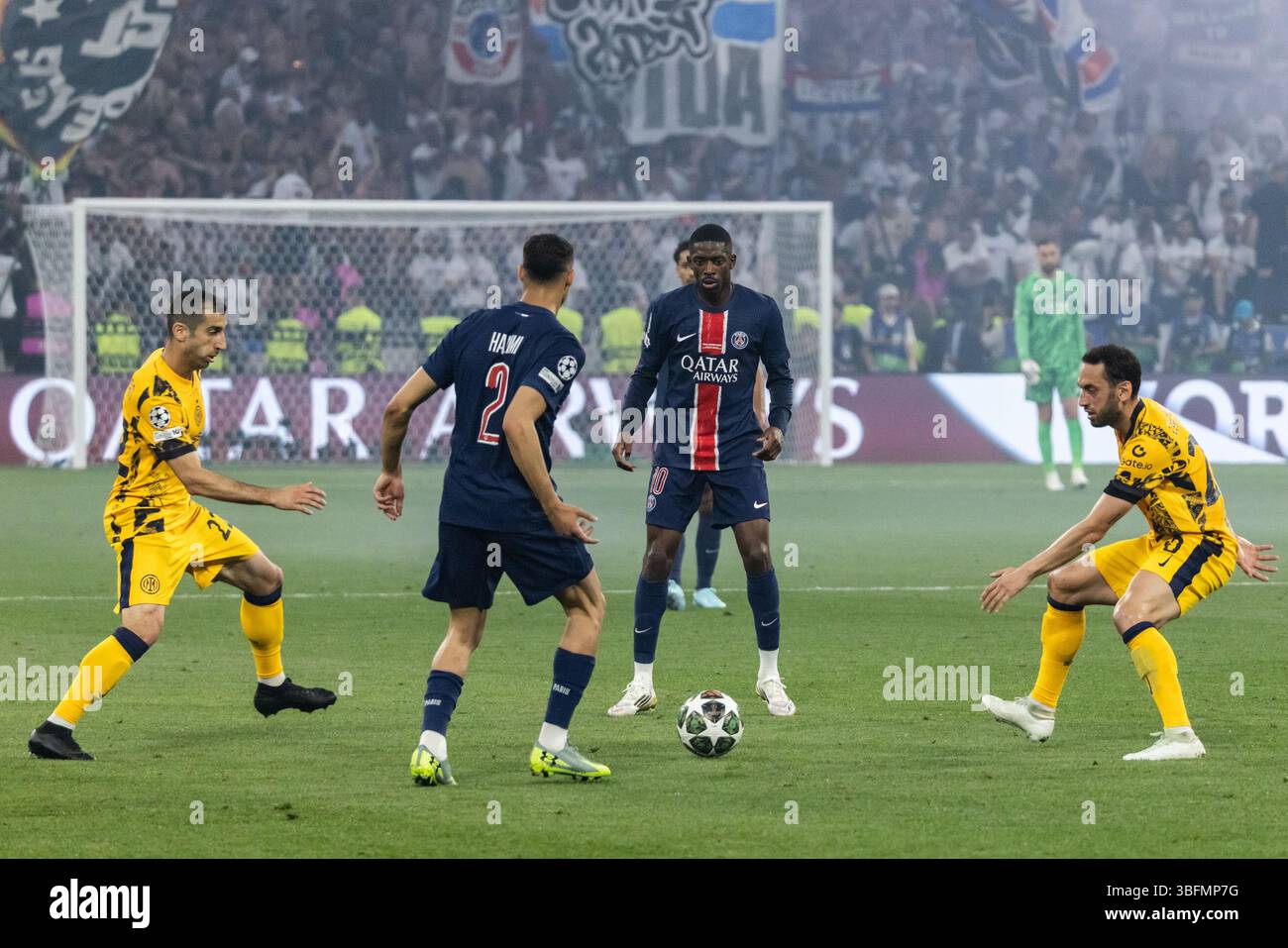 Munich, Germany. 31 May 2025. UEFA Champions League. Final. Paris Saint-Germain V Inter Milan 5 ...