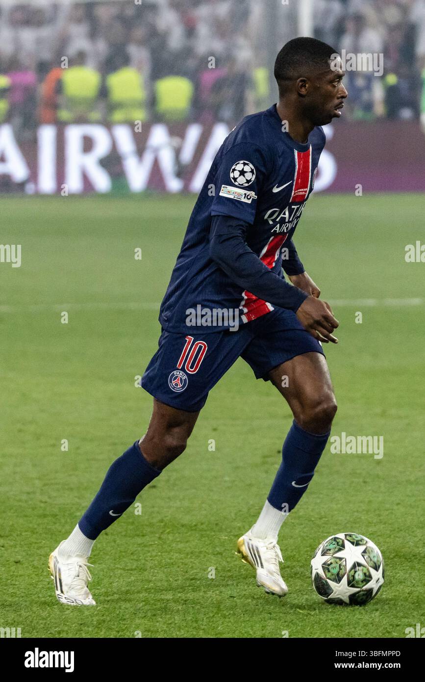 Munich, Germany. 31 May 2025. UEFA Champions League. Final. Paris Saint ...