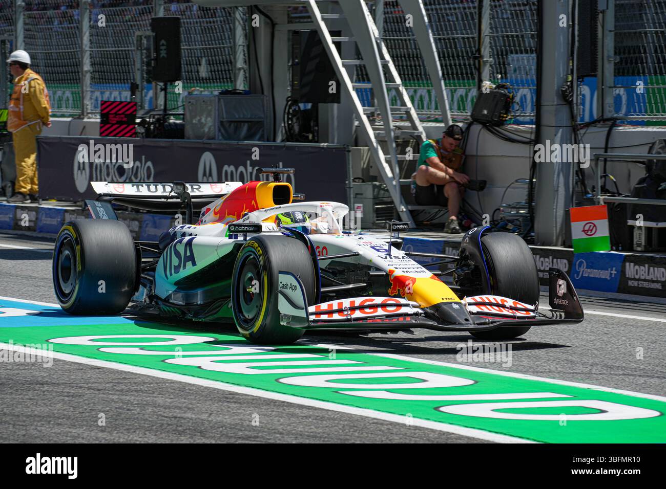 Barcelona, Spain. 31st May, 2025. Isaac Hadjar (FRA) Visa Cash App RB ...