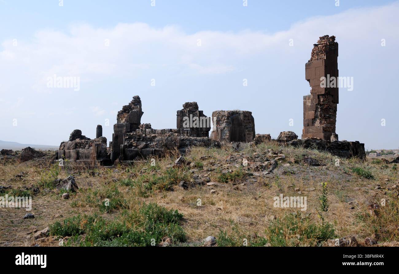 Ani Ruins, located in Kars, Turkey, is one of the most visited ancient ...