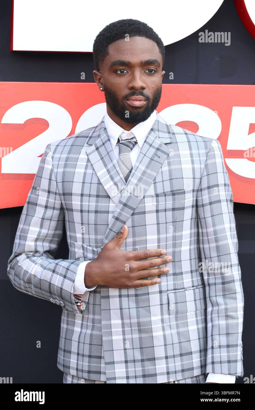 Caleb McLaughlin beim Fan-Event Netflix Tudum 2025: The Live Event im Kia Forum. Inglewood, 31. ...