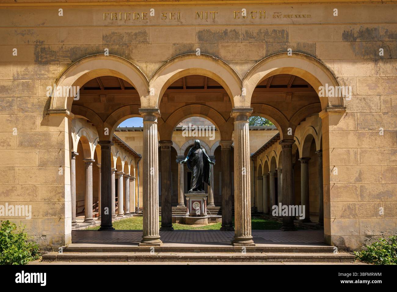 the Church of Peace in the Marly Gardens of Sanssouci palace, inner ...