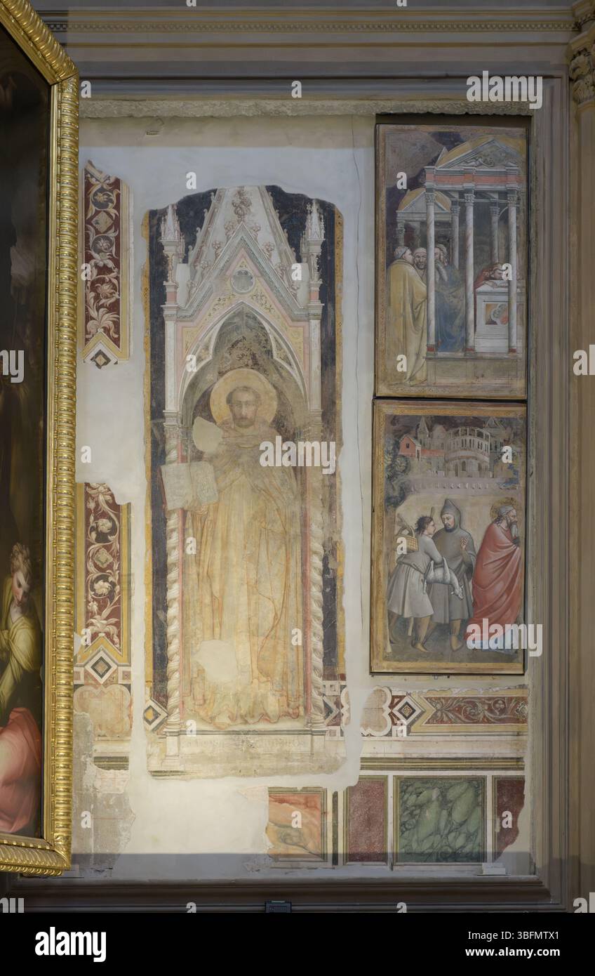 Fragmentary fresco cycle by Stefano Fiorentino, ca. 1340-1350 ...