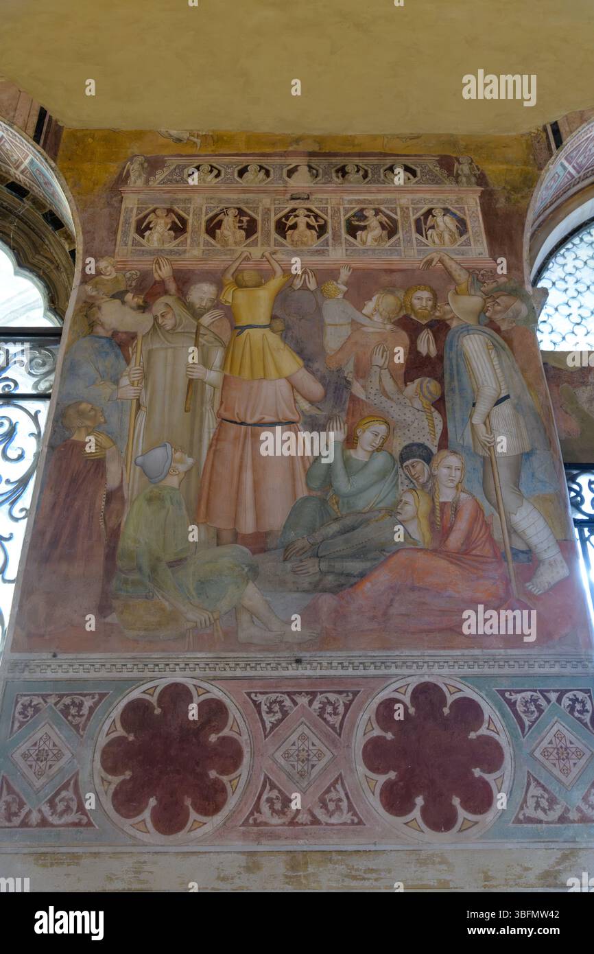 Fresco by Andrea di Bonaiuto in the Spanish Chapel, Santa Maria Novella ...