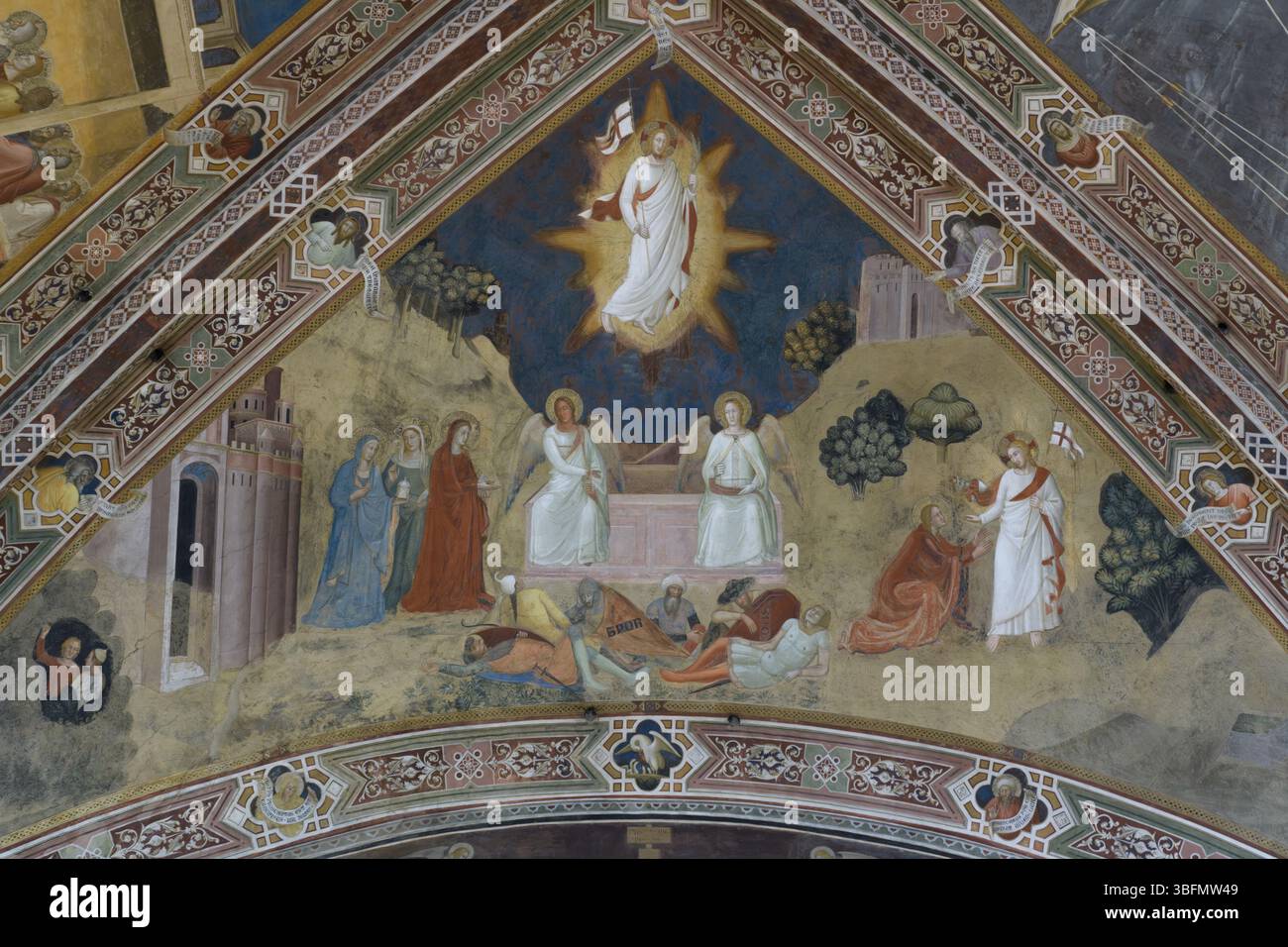 Fresco by Andrea di Bonaiuto in the Spanish Chapel, Santa Maria Novella ...