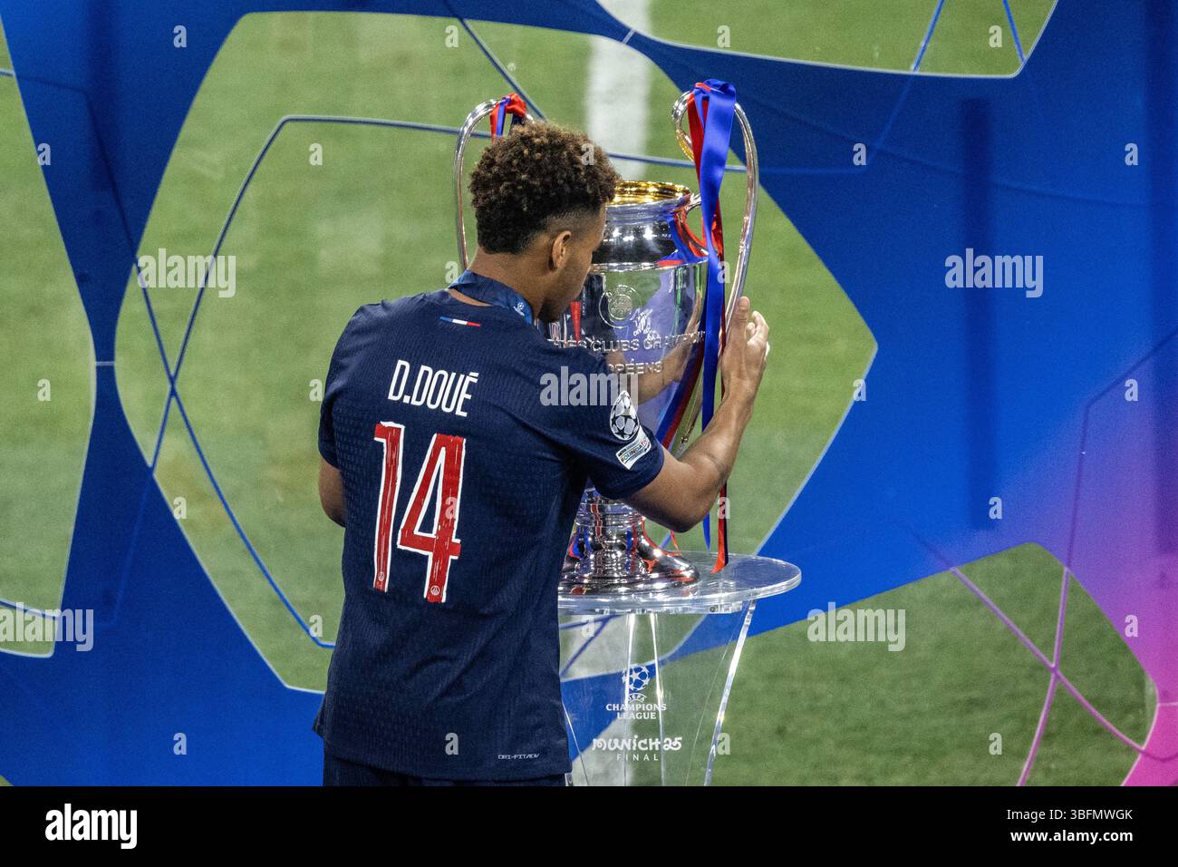 Munich, Germany. 31 May 2025. UEFA Champions League. Final. Paris Saint-Germain V Inter Milan 5 ...