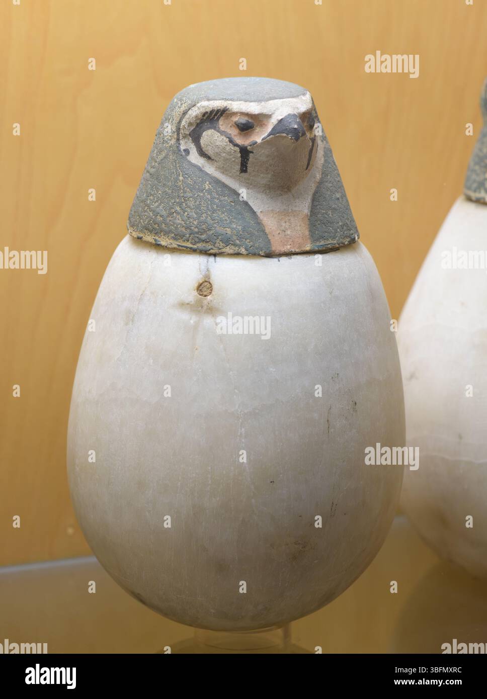 Ancient Egyptian canopic jar from the New Kingdom (c. 1550-1070 B.C ...