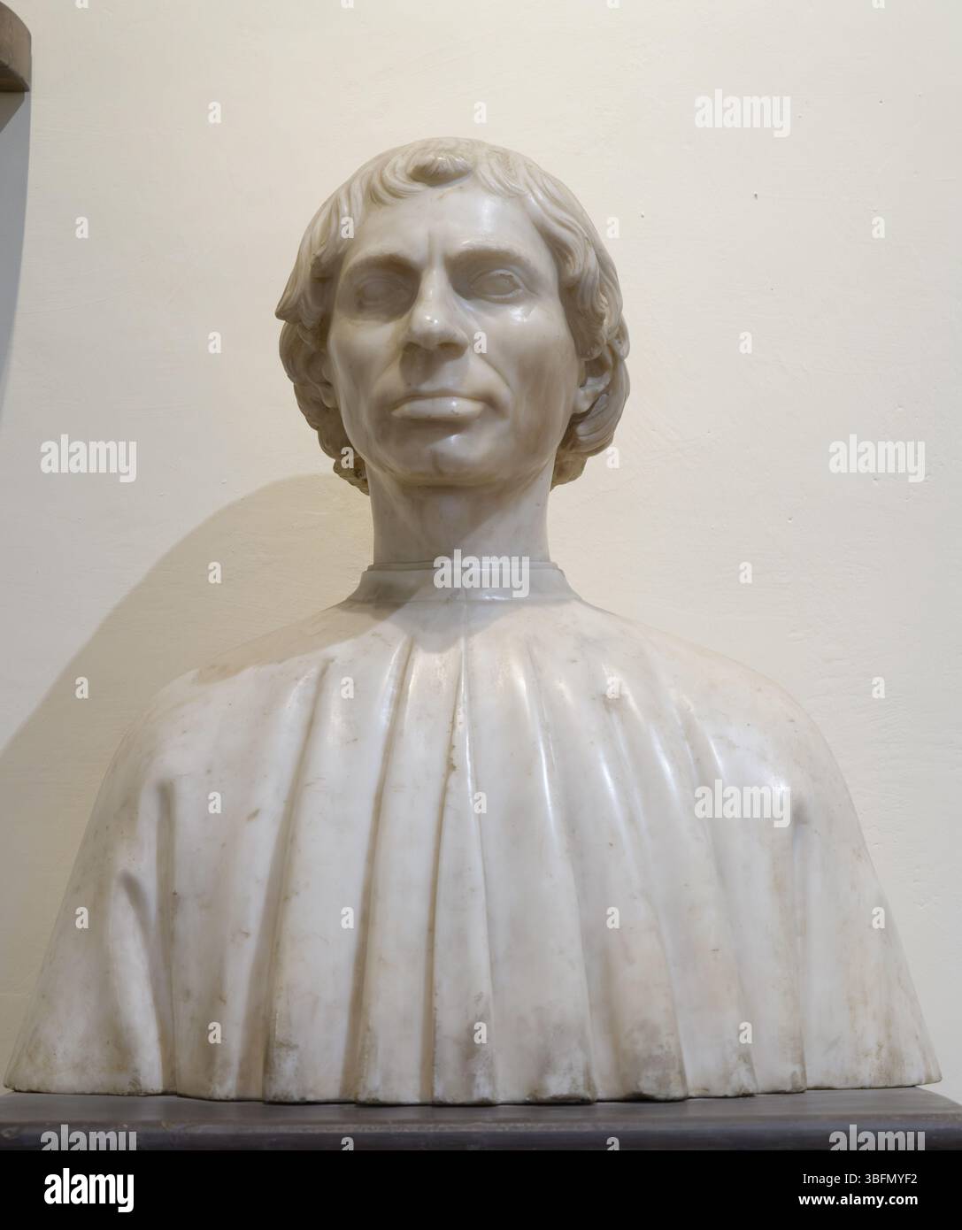 Marble bust 'Portrait of an Unknown Man (possibly Niccolo Machiavelli ...
