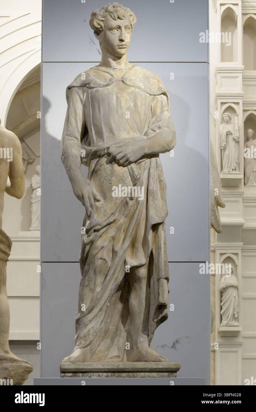 Statue of the prophet Habakkuk by Donatello, originally for the ...