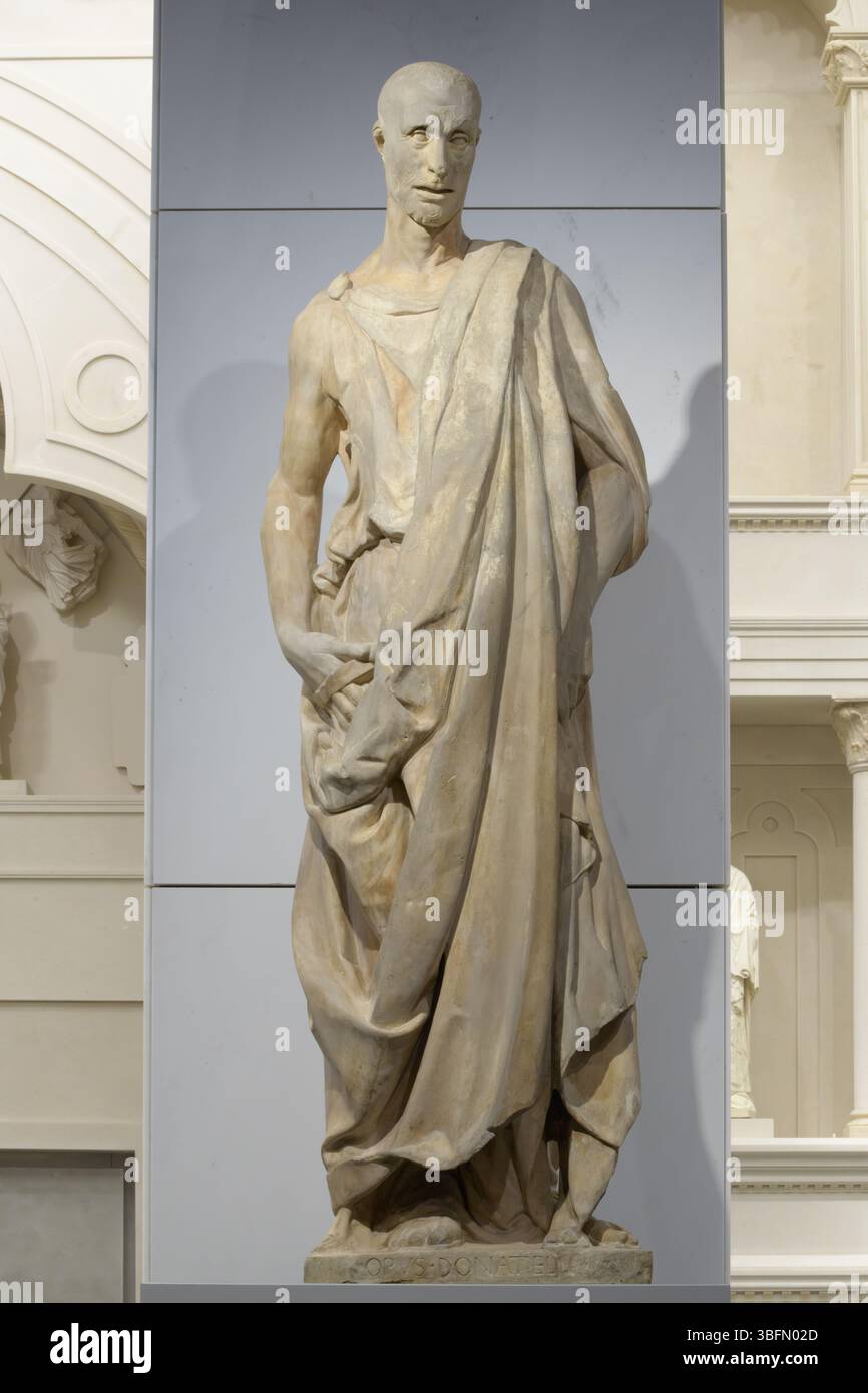 Statue of the prophet Habakkuk by Donatello, originally for the ...