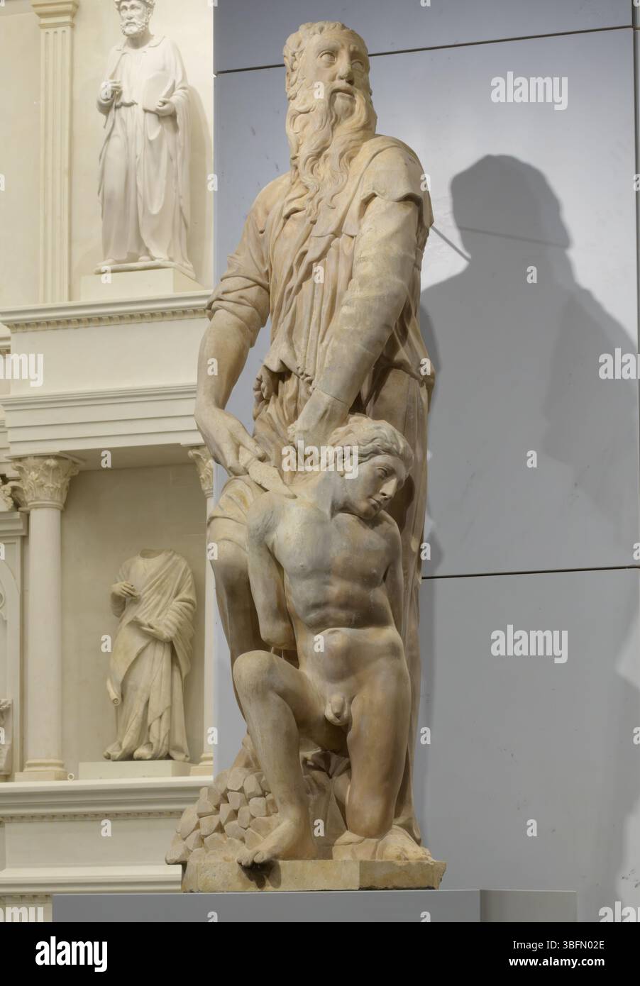 Marble group sculpture Sacrifice of Isaac by Donatello, originally for ...