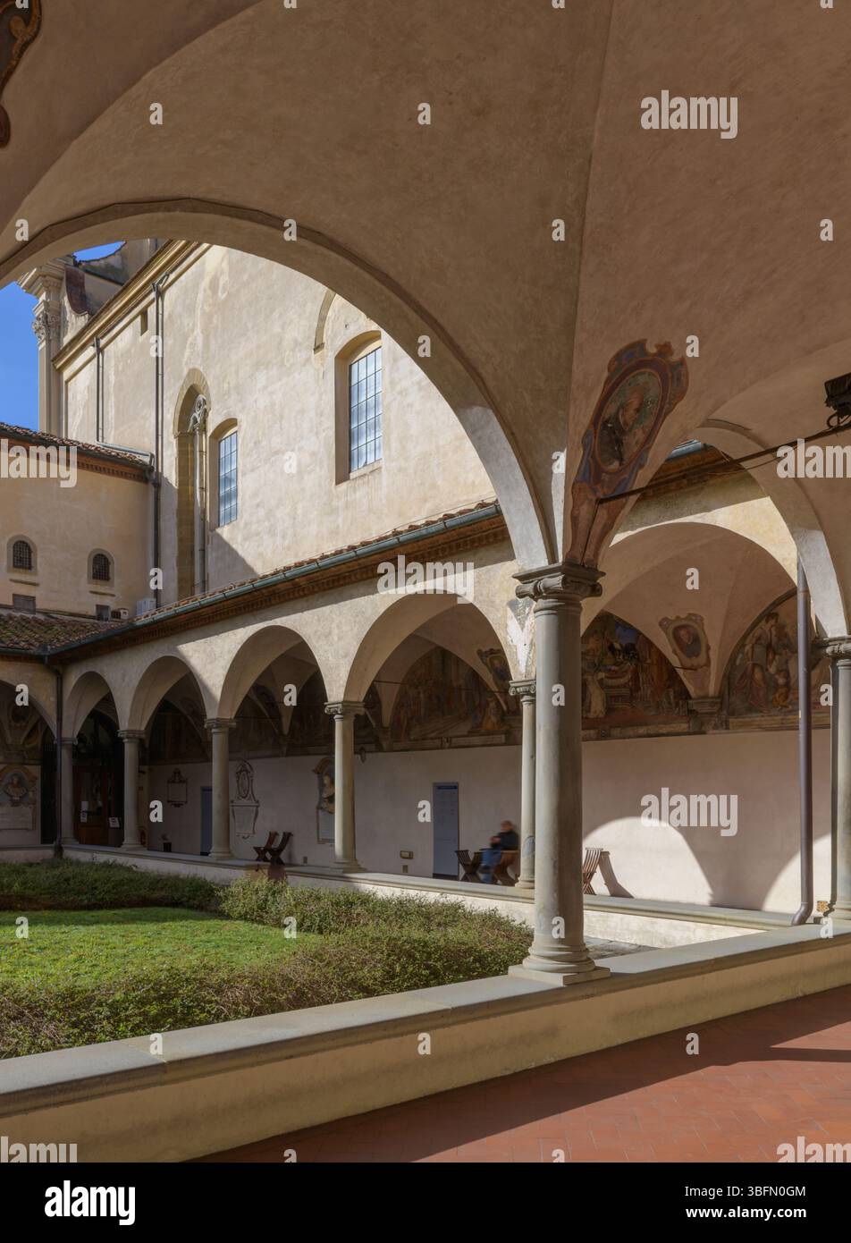 San marco monastery courtyard hi-res stock photography and images - Alamy