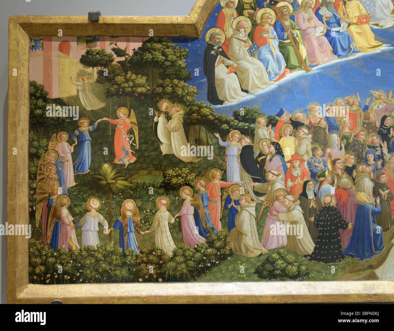 Fra Angelico, detail of the Last Judgement, tempera on panel, c. 1431 ...