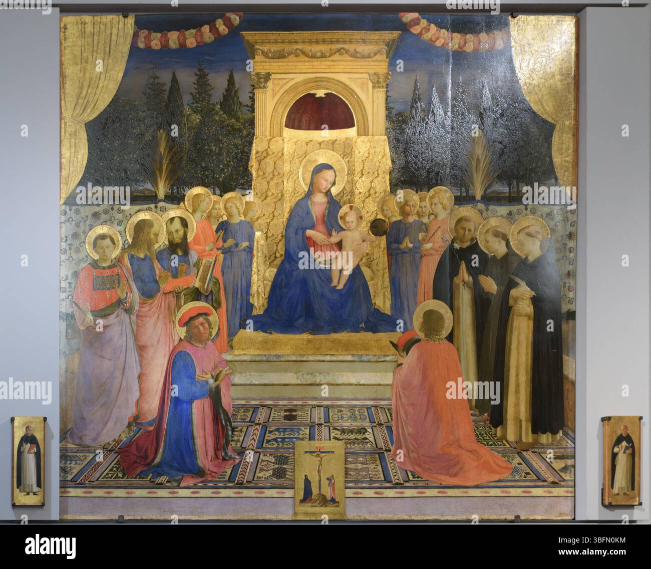 Fra Angelico, San Marco Altarpiece (central panel), tempera on panel ...