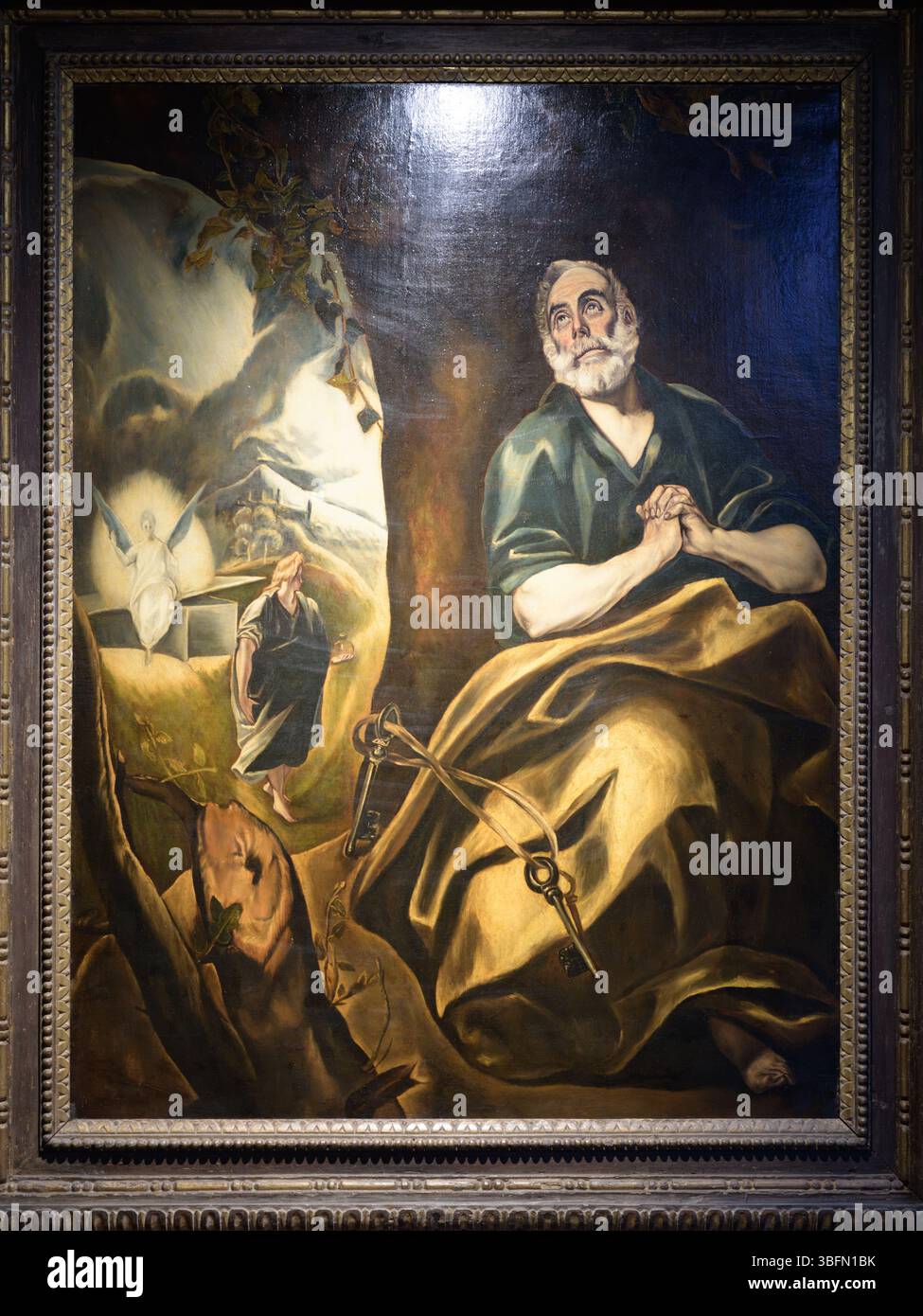 Tears of Saint Peter by El Greco, circa 1610, oil on canvas, depicting ...