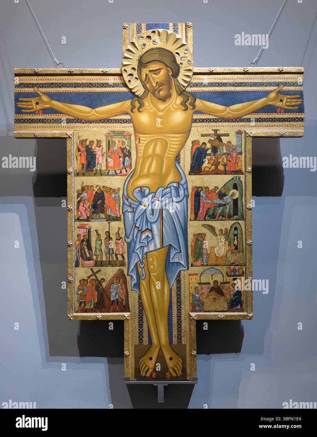 Painted crucifix No. 434 by the Master of the Cross 434, created ...