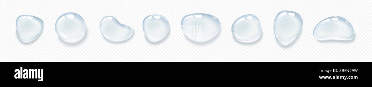 Clear gel blob Stock Vector Images - Alamy