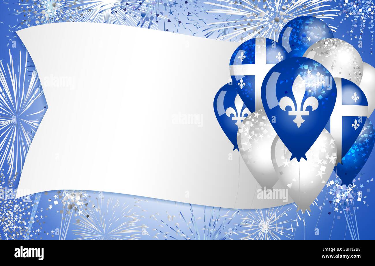 Quebec holiday event celebrating blank design with 3D balloons ...
