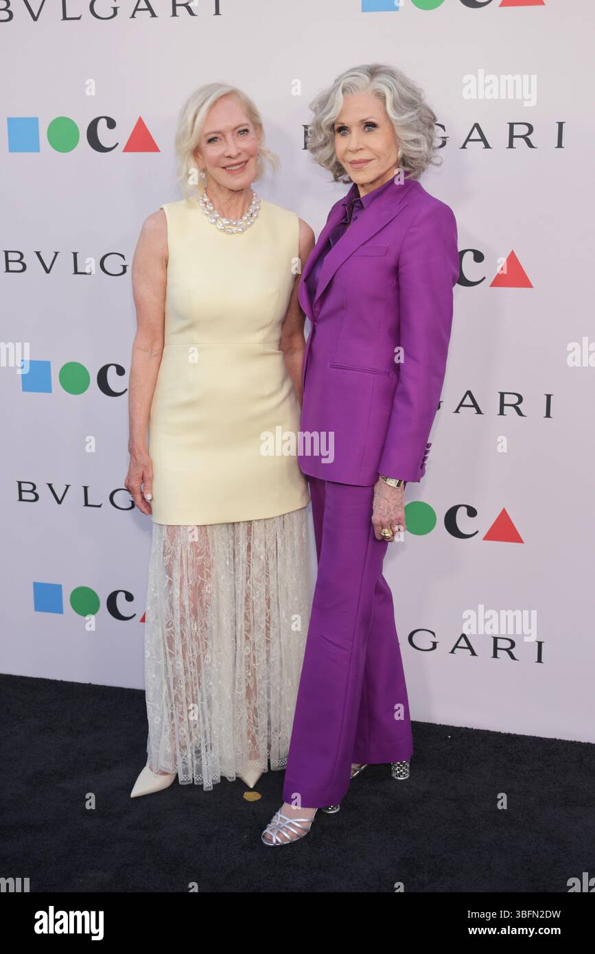 Los Angeles, USA. 01st June, 2025. Wendy Schmidt and Jane Fonda Sarah ...