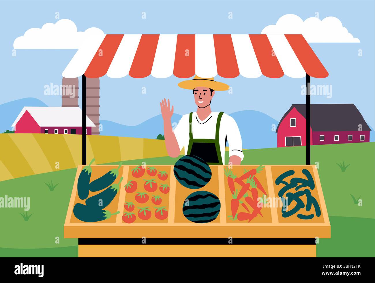 Kiosk sells natural fruit hi-res stock photography and images - Alamy