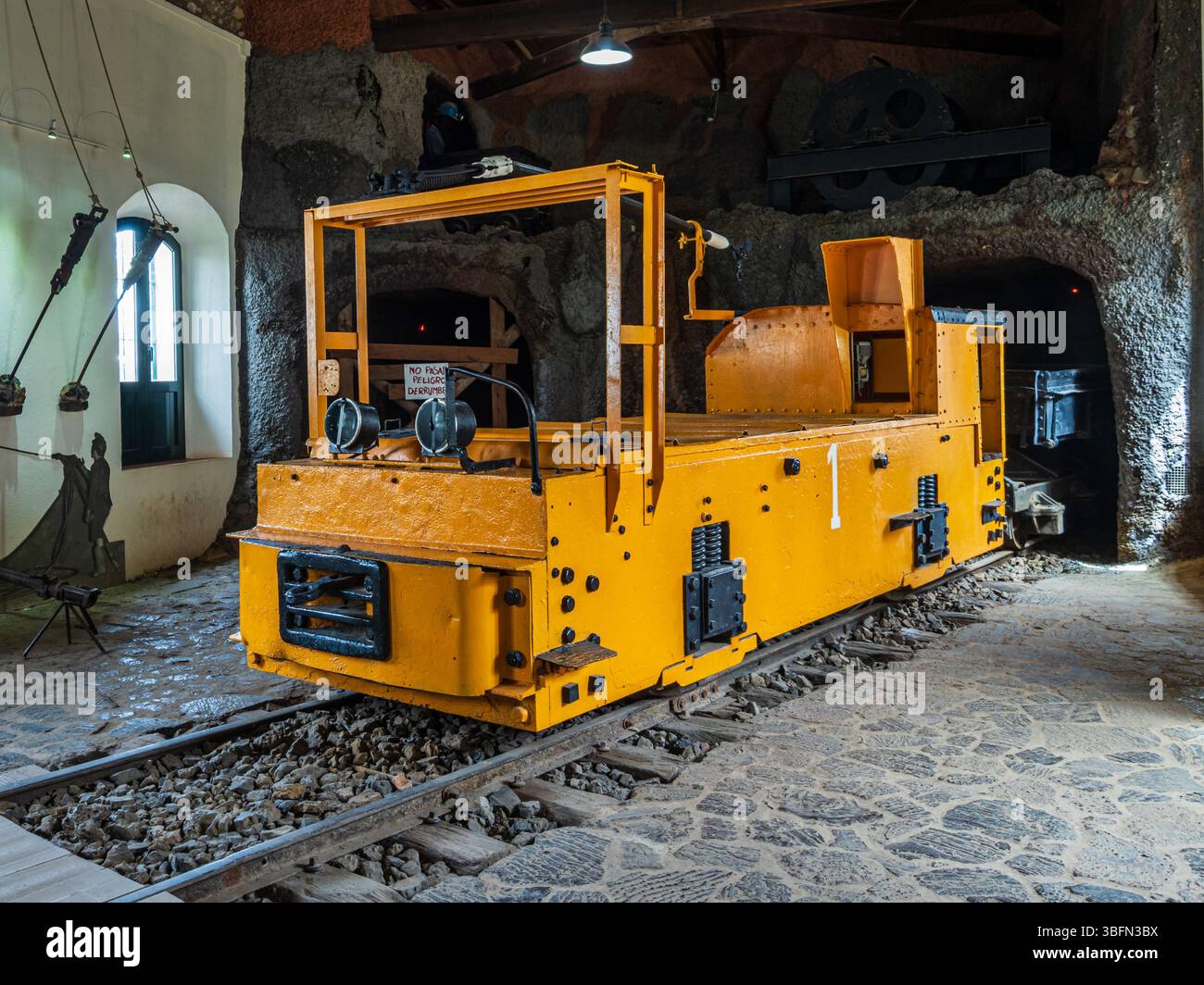 Museo Minero, mining museum, Minas de Riotinto, Andalusia, Spain Stock ...