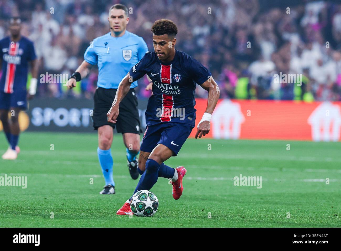 Munich, Germany. 31st May, 2025. Desire Doue of Paris Saint-Germain FC ...