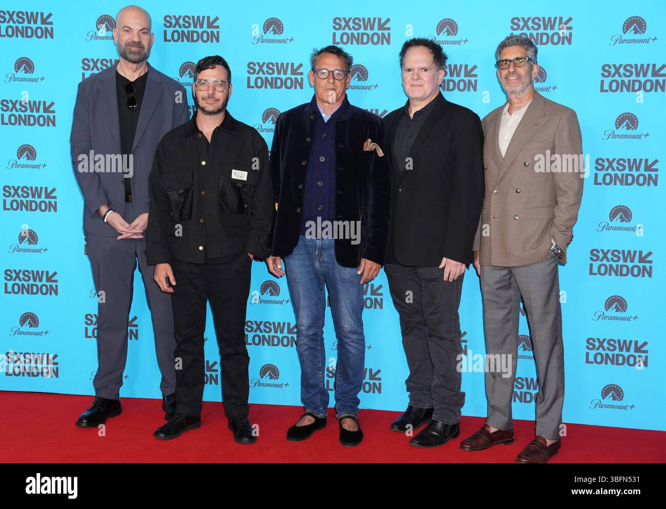 (left to right) Paul Rosenberg, Steven Leckart, Stuart Parr, Tony Disanto and David Schiff ...