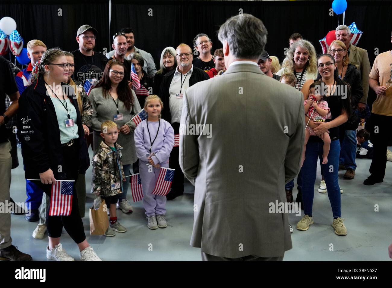 FILE - Deputy Secretary of State Christopher Landau greets Afrikaner ...