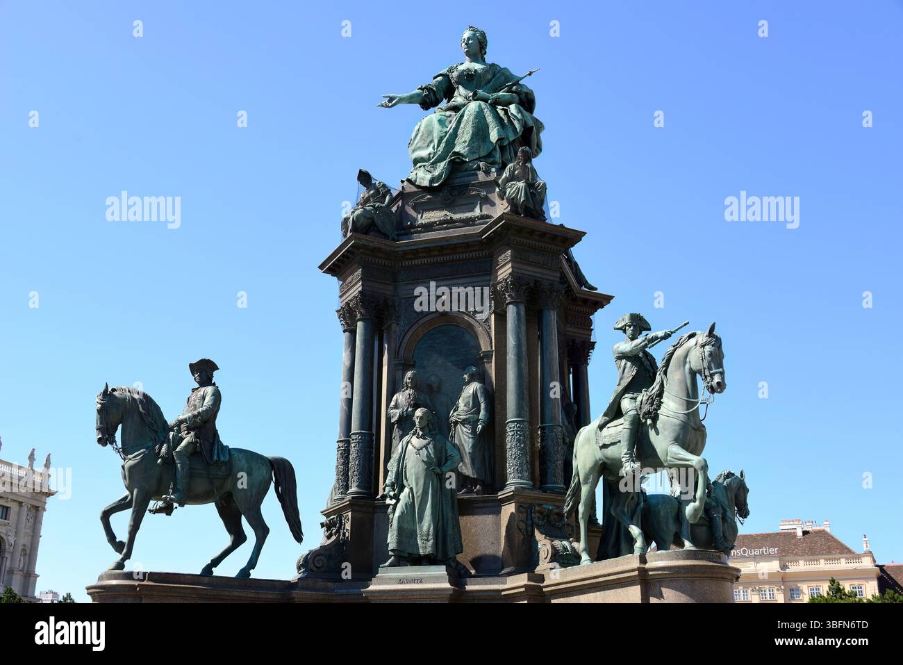 Maria Theresia monument, Vienna, Wien, Austria, Europe Stock Photo - Alamy