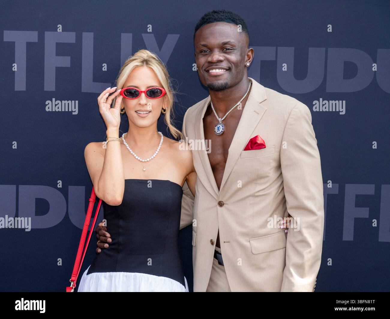 Los Angeles, California, USA. 31st May, 2025. Chelsea Griffin and Kwame Appiah. Netflix Tudum ...