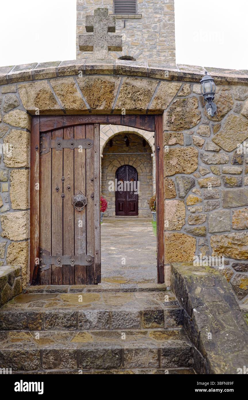 Monastery cross door hi-res stock photography and images - Alamy