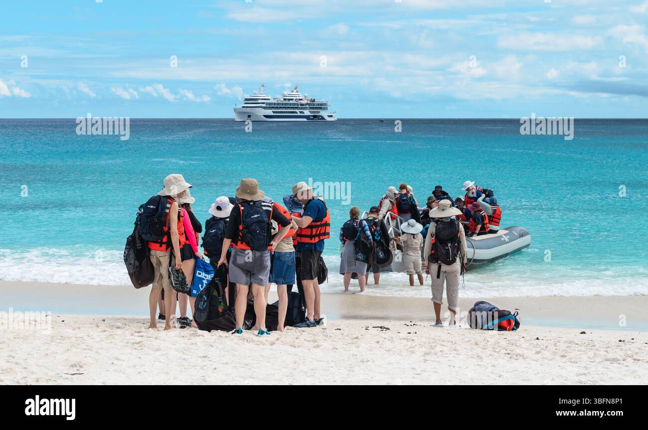 Galapagos, Ecuador - February 24, 2025: Celebrity Flora Cruise ...