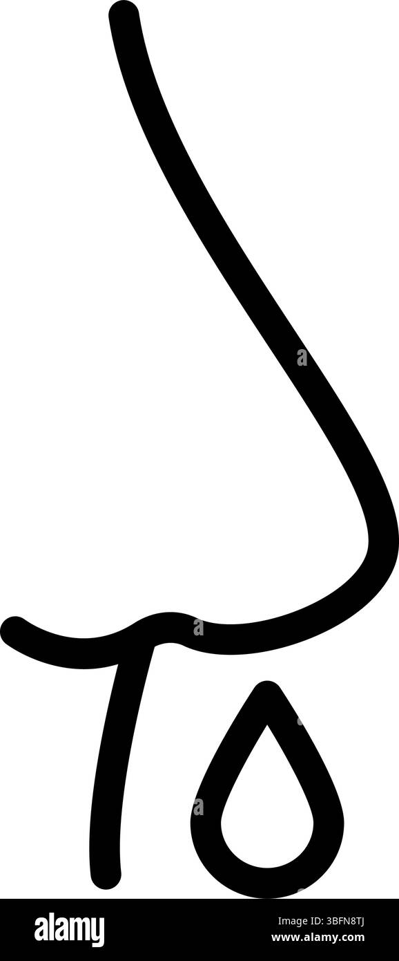 Snot vector vectors Black and White Stock Photos & Images - Alamy