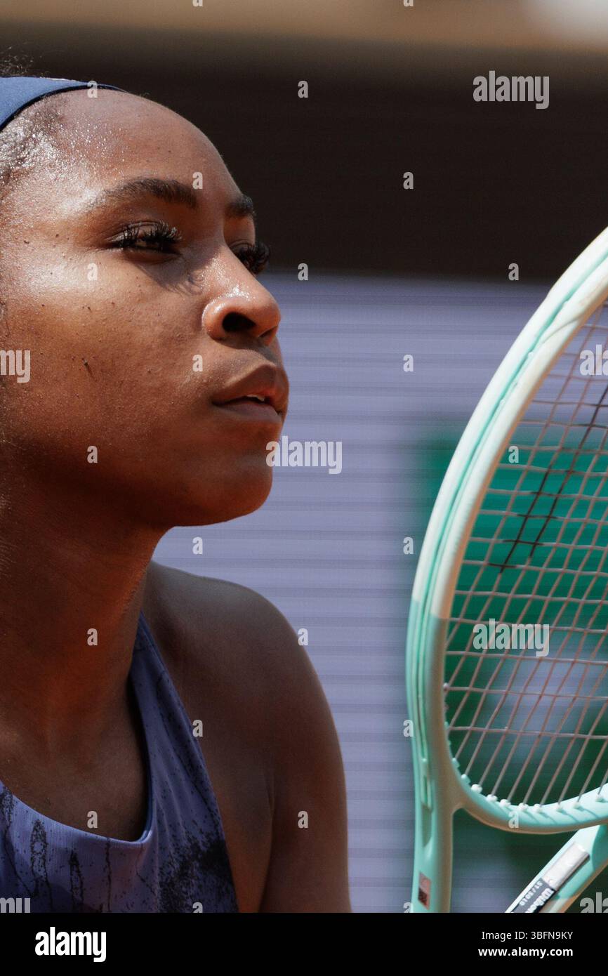 Coco Gauff of United States during the Roland-Garros 2025, French Open ...