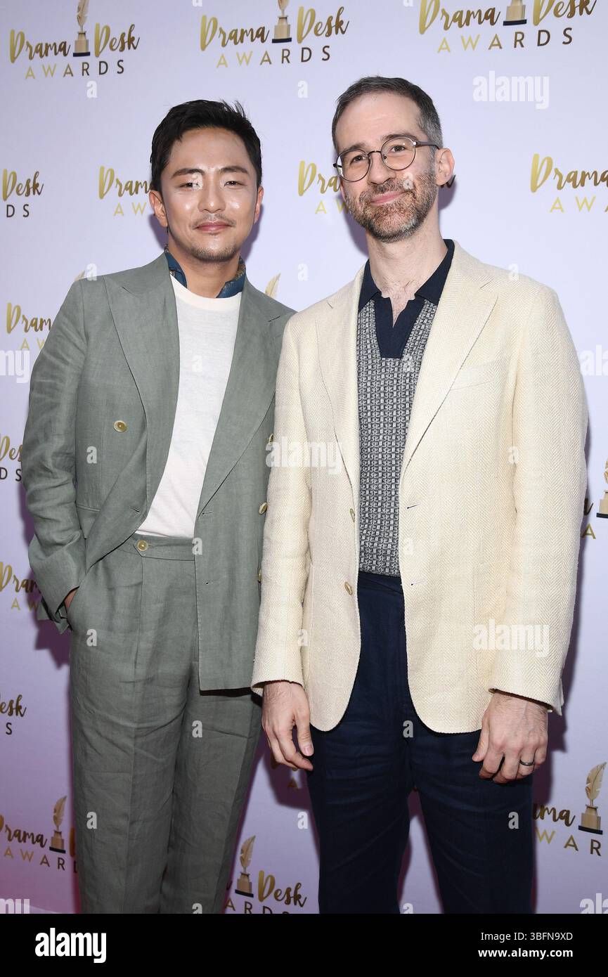 New York, USA. 01st June, 2025. (L-R) Hue Park and Will Aronson attend ...