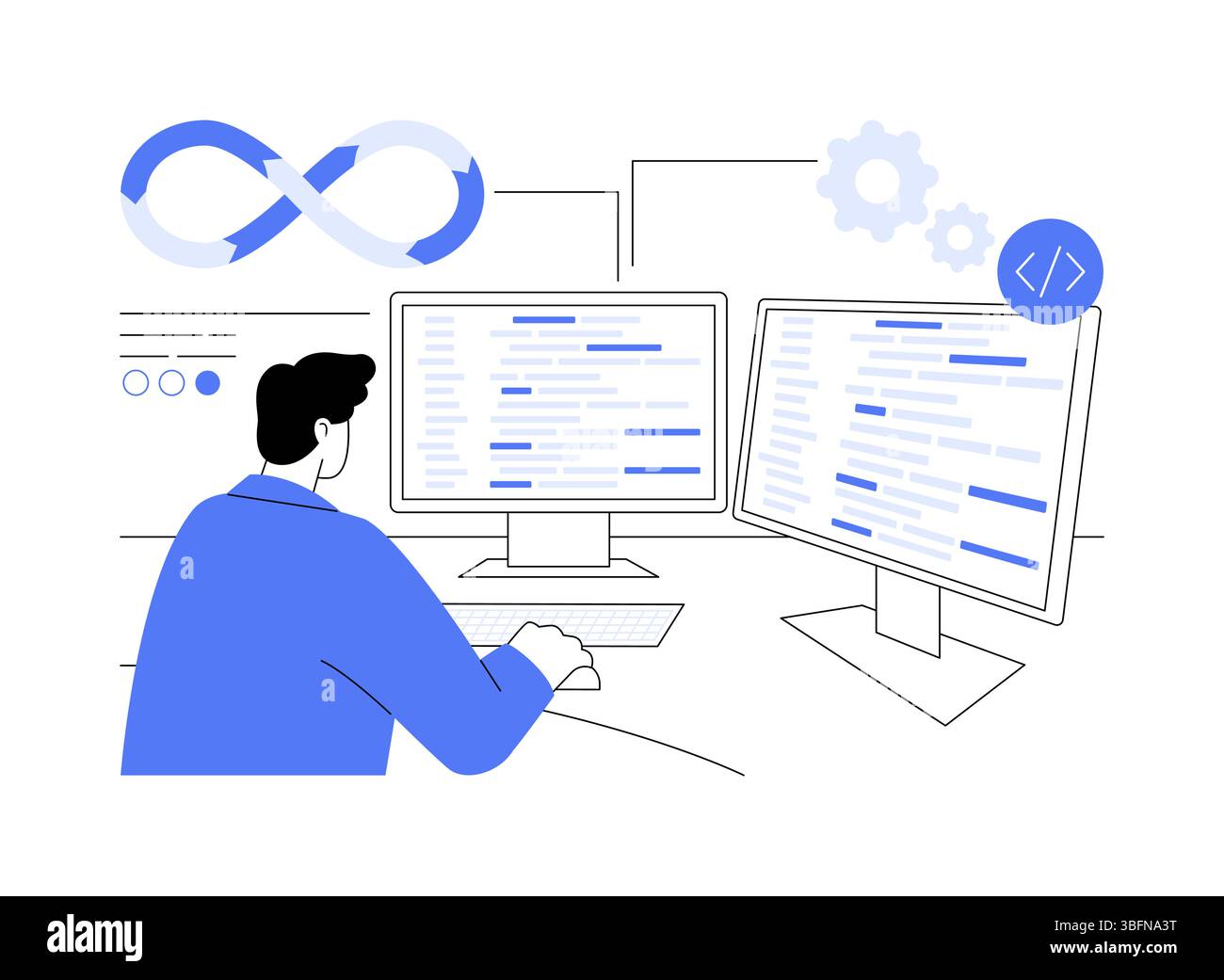 DevOps engineering isolated cartoon vector illustrations Stock Vector Image & Art - Alamy