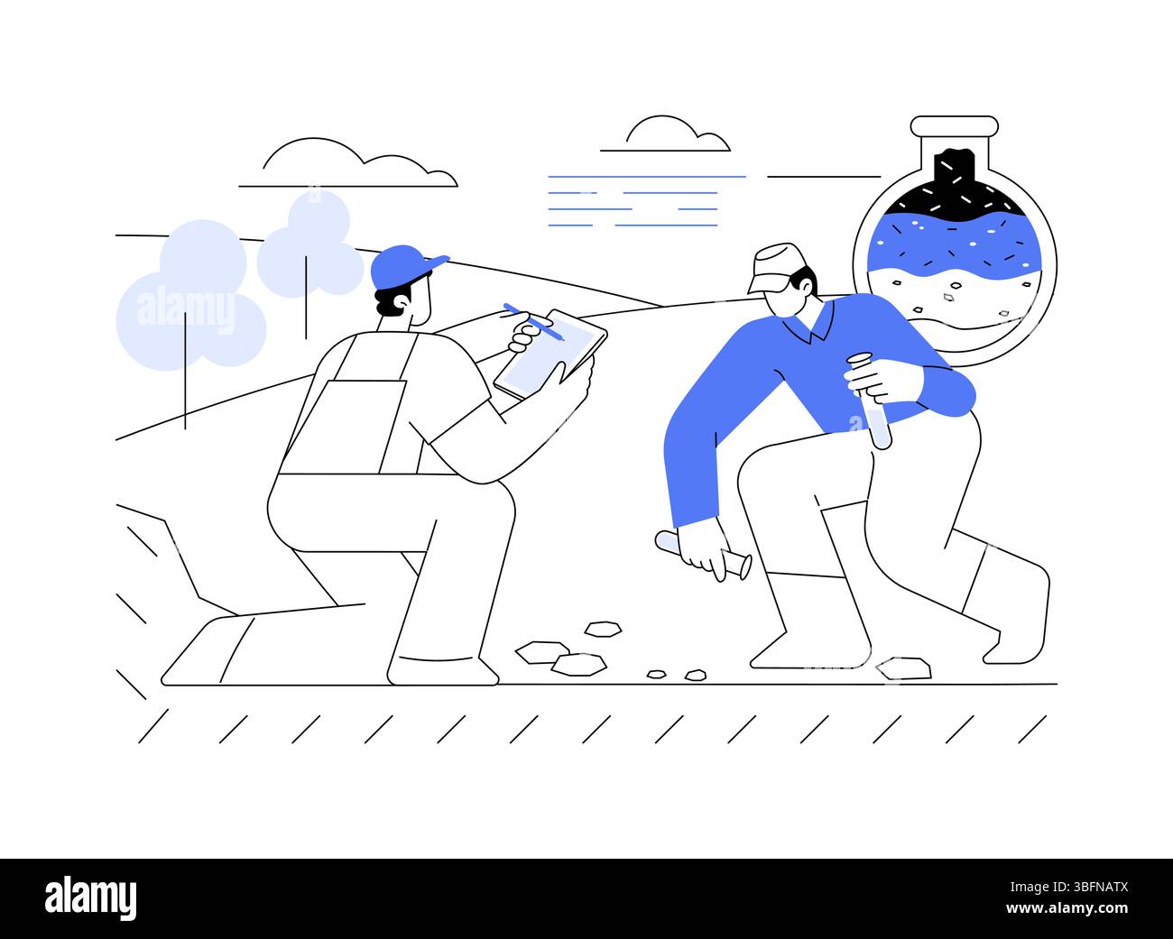 Soil science isolated cartoon vector illustrations Stock Vector Image ...