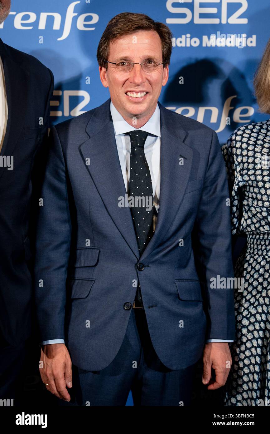 The mayor of Madrid, José Luis Martínez-Almeida, at the photocall of ...