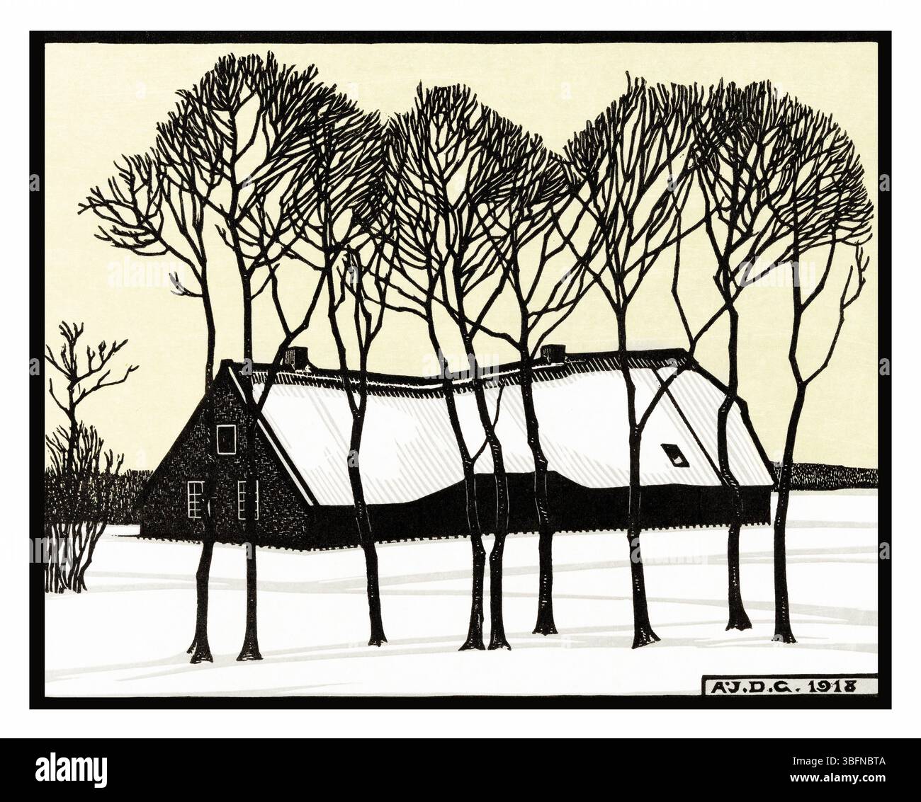 Winter scenery in high Cut Out Stock Images & Pictures - Alamy